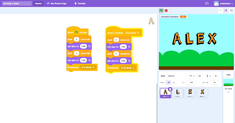 Scratch Projects – alexpaul.dev