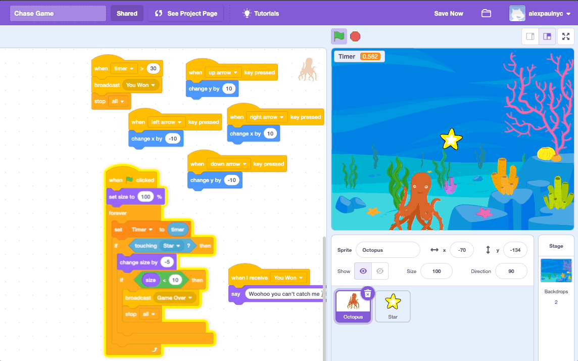 Scratch Projects – alexpaul.dev
