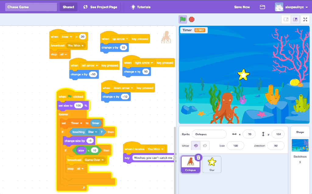 Scratch Projects – alexpaul.dev